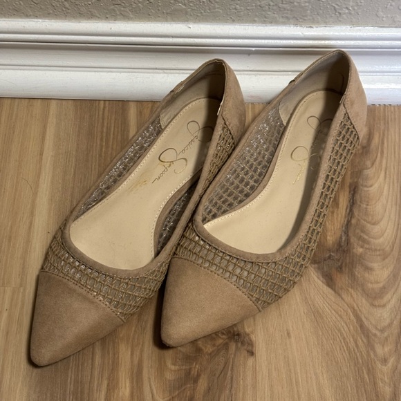 Jessica Simpson | Shoes | Elegant Tan Flats For Women | Poshmark